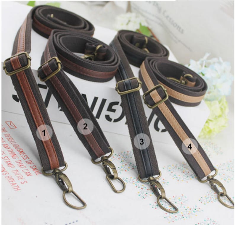 A Piece of Adjustable Canvas Strap Cotton Webbing Strap Heavy | Etsy