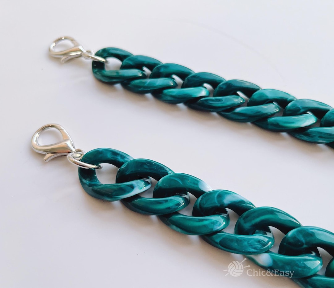 A Piece of Acrylic Chain Purse Chain Strap Handle Plastic Handles for ...