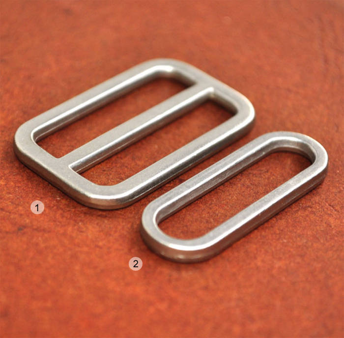 4pcs Silver 1.5 Inch Rectangle Strap Sliders Rings Finding for | Etsy