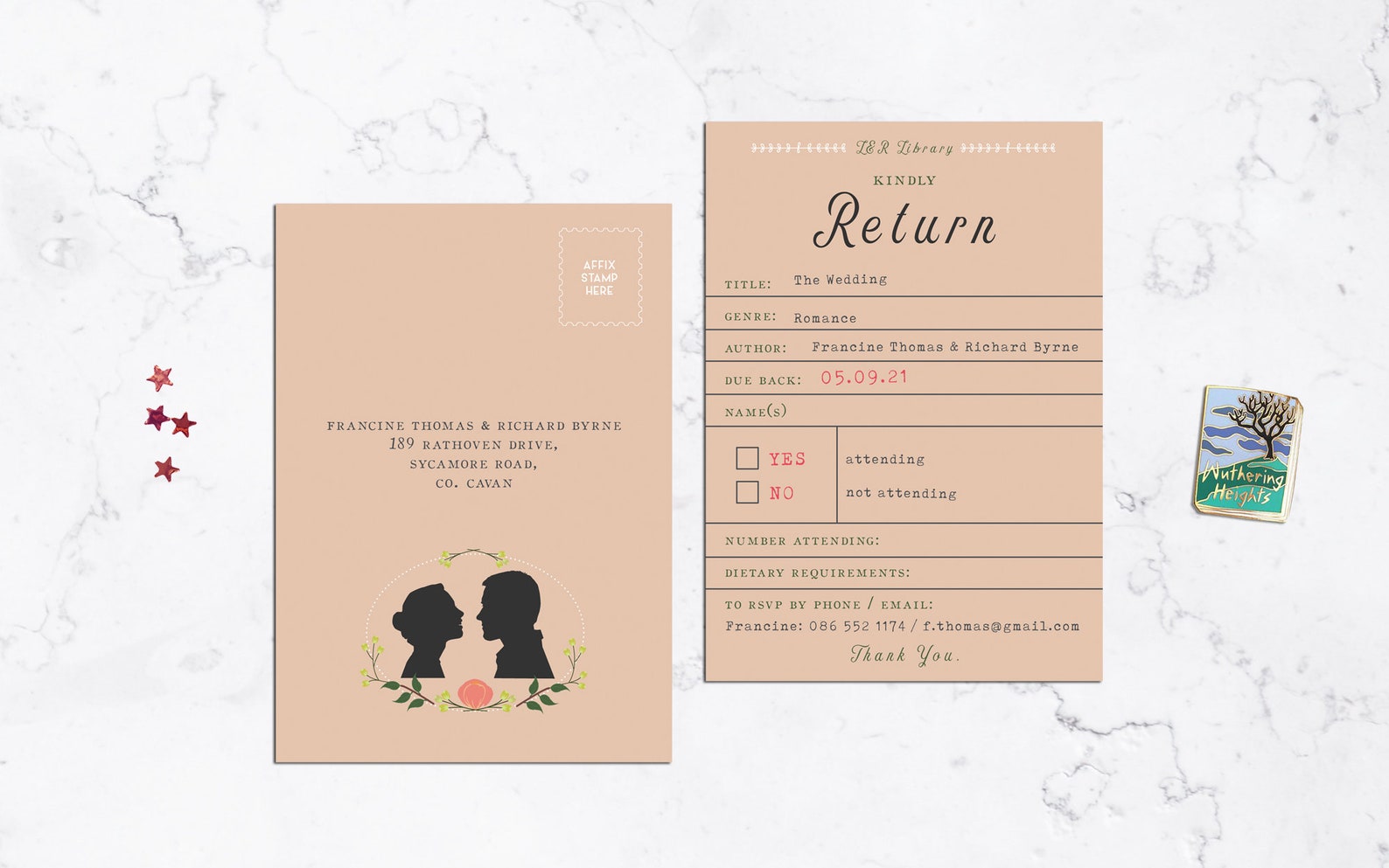 The Wedding Book Themed Wedding Invitation Package - Etsy