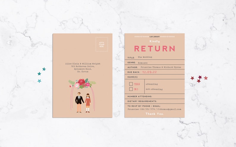 A Love Story Book Style Wedding Invitation Bundle | Etsy