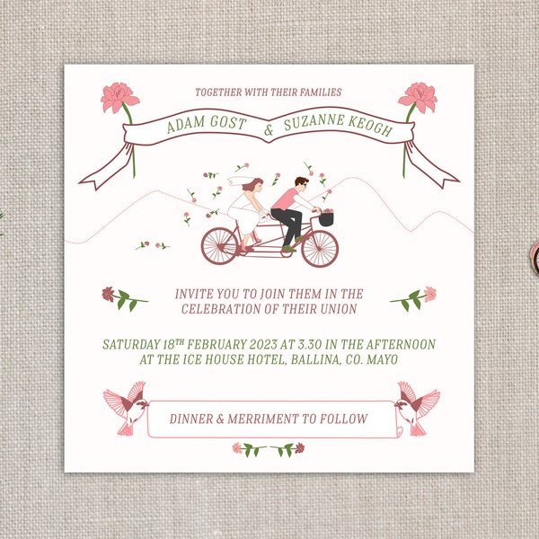 Bicycle Wedding - Etsy UK