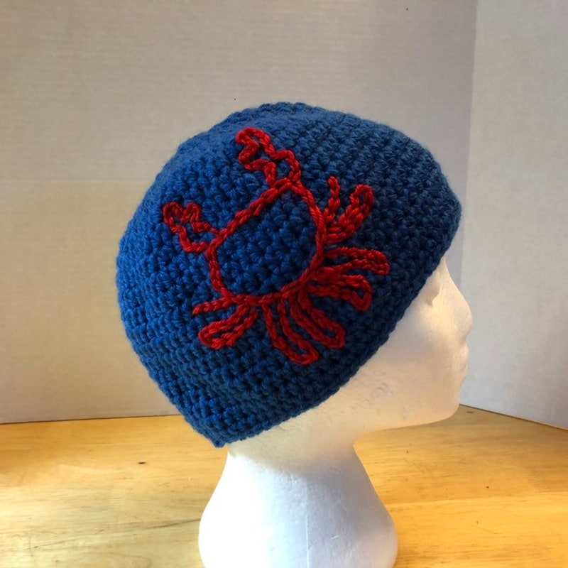 Crab Hat - Etsy