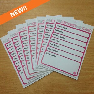 WIP Cards Work in Progress Crochet, Knitting, Quilting, Craft - Etsy