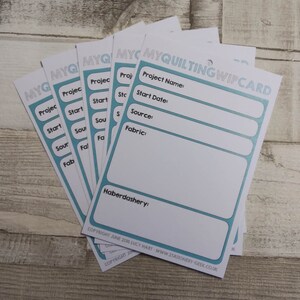 WIP Cards Work in Progress Crochet, Knitting, Quilting, Craft - Etsy