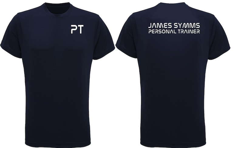 Personalised Personal Trainer T-shirt Mens Sports Top / PT - Etsy UK