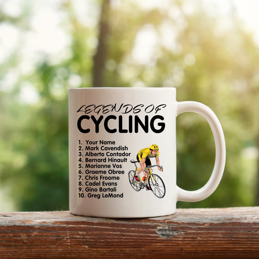 Personalised Legends of Cycling Mug - Personalised Cycling Mug ...