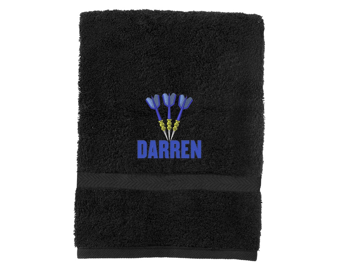 Personalised Darts Towel - Embroidery Darts Towel - Gift for Darts - Etsy