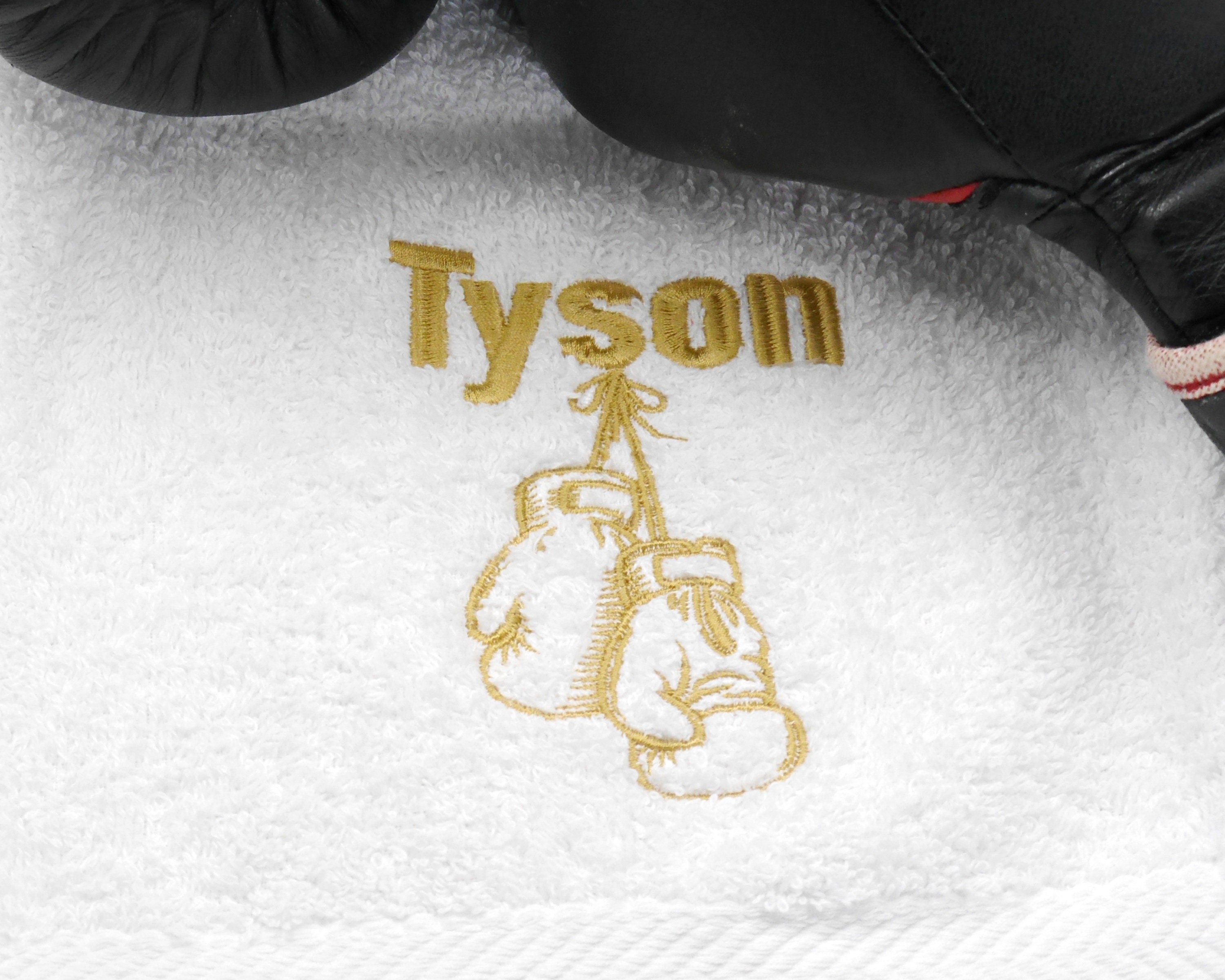 Personalised Boxing Towel - Embroidery Boxing Towel - Gift for Boxer ...