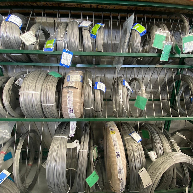 Galvanized Music Wire Size .032" / .81 Mm 25 Feet High Quality Spring ...