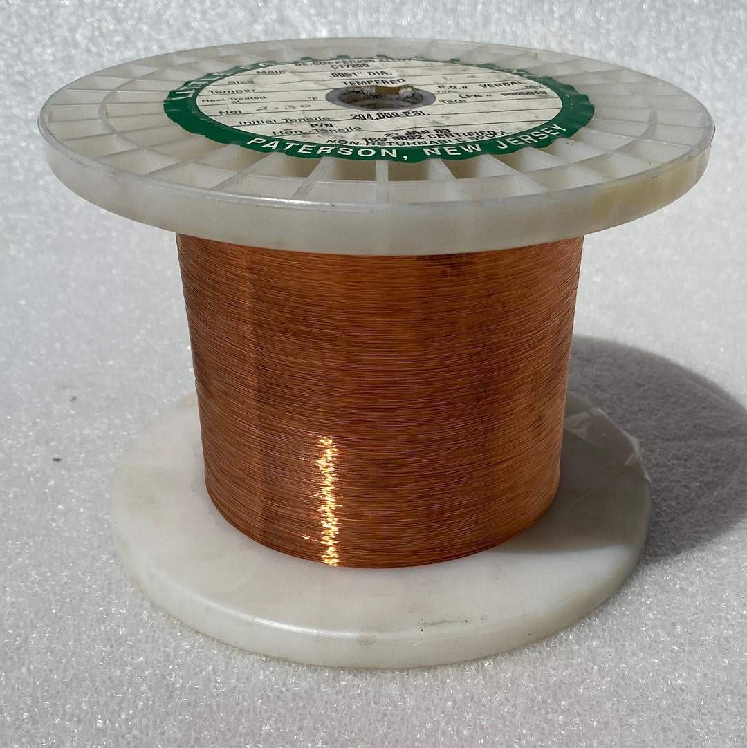 Beryllium Copper Wire C17200 Size .040" / 1 Mm 15 Feet High Quality ...