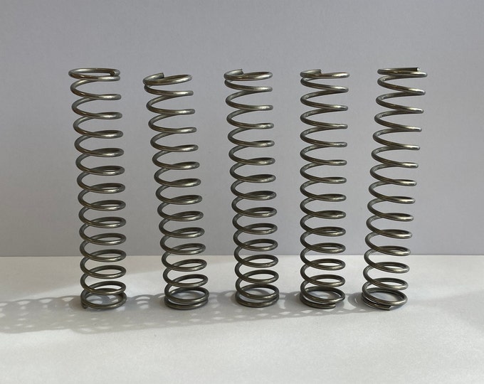 1 Vintage Large Industrial Steel 6-1/2 Inch Compression Spring - Etsy