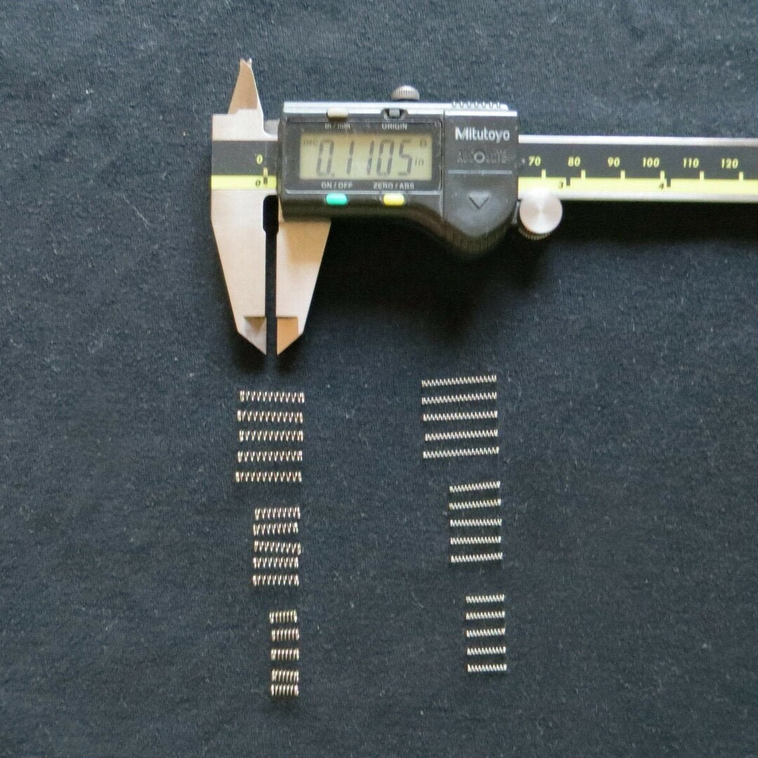 Beryllium Copper Wire Precision Springs 10 Piece .009 Wire Size - 10mm ...