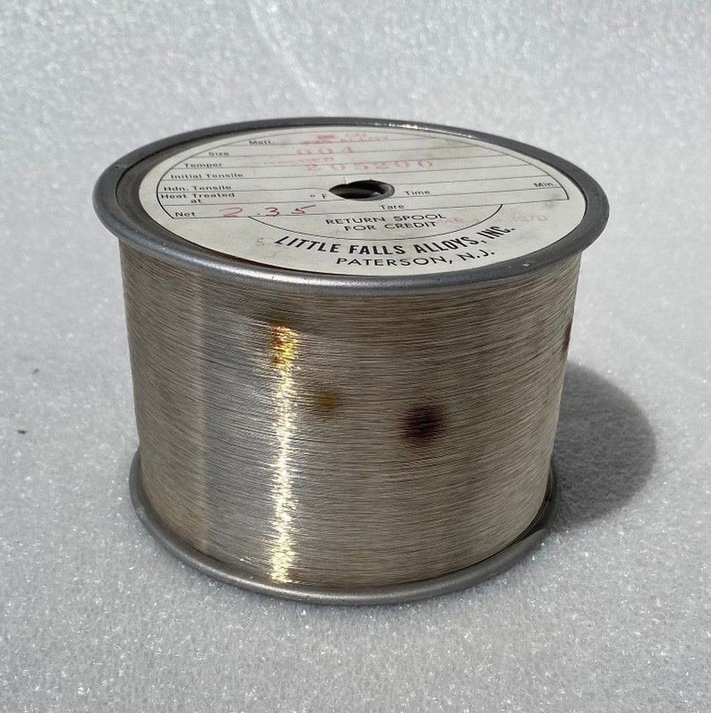 Beryllium Copper Wire C17200 Size .040" / 1 Mm 15 Feet High Quality ...