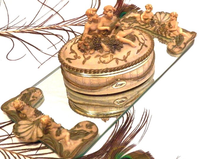 Antique Porcelain Dressing Table Dressing Set Italian | Etsy