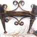 Large Torch Candelabra, Medieval Candelabrum, Wrought Iron Candlestick ...