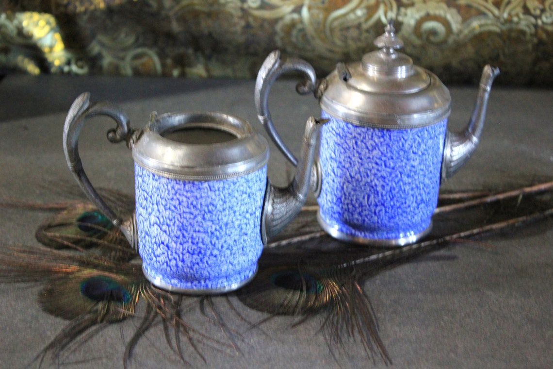 Antique Porcelain Tea Set Glazed Porcelain Antique Porcelain | Etsy