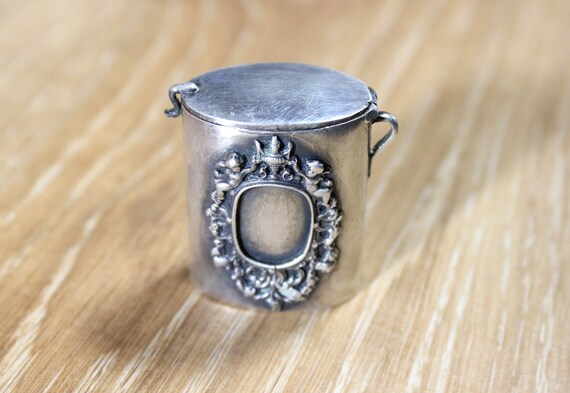 Snuff Box, Silver Metal Snuff Box, Pocket Box, Old Bo… - Gem