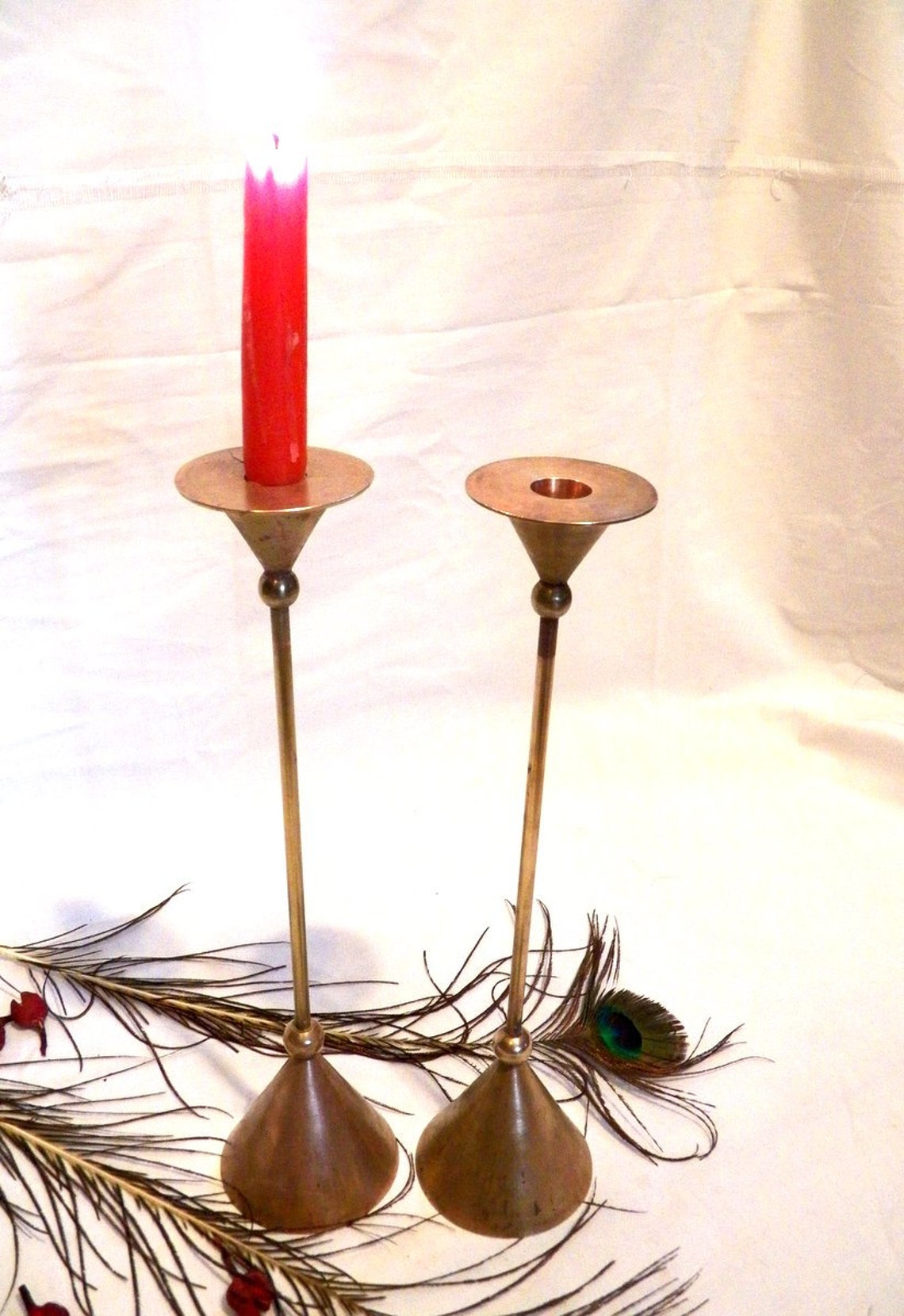 Antique Candle Holder, Couple Candleholder Vintage, Antique Candlestick ...