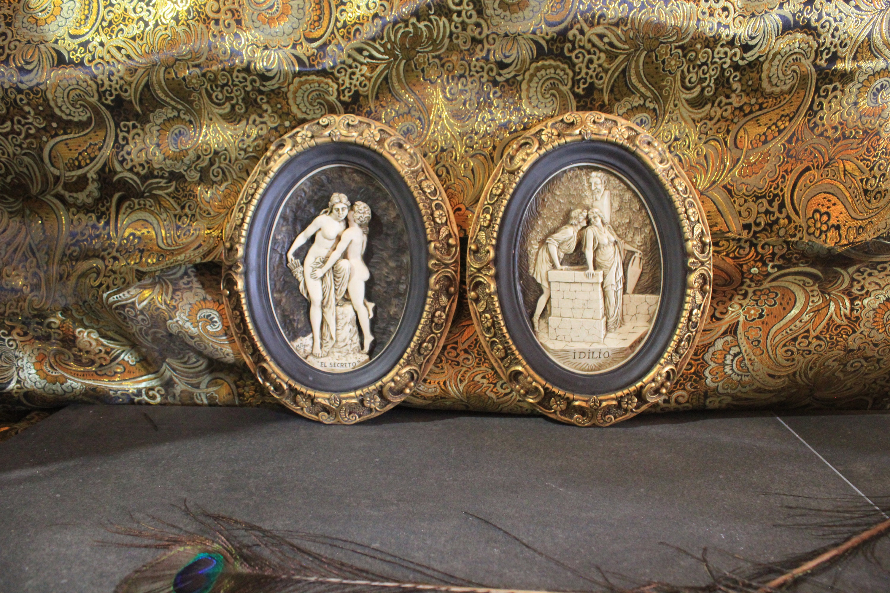 Pair of Framed Mythological Figures Mythological Frames | Etsy