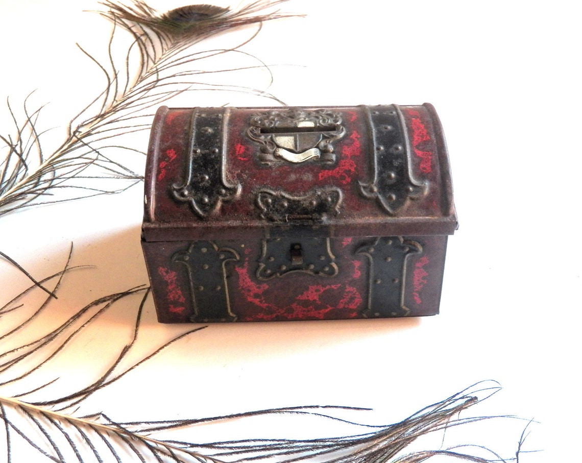 Antique Piggy Bank Metal Piggy Bank Medieval Piggy Bank - Etsy