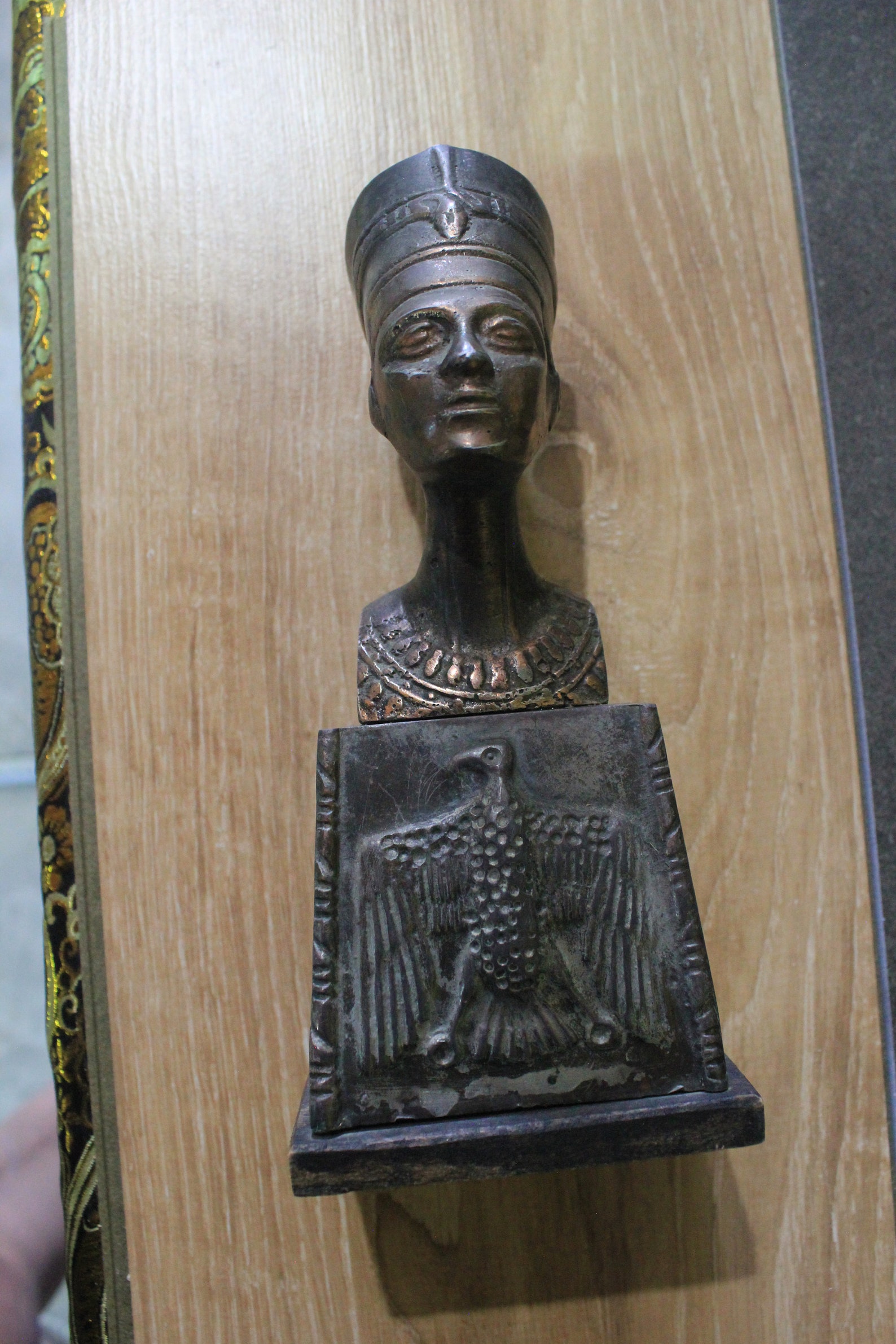 Pair of Egyptian Gods Pair of Metal Busts Egyptian Copper - Etsy