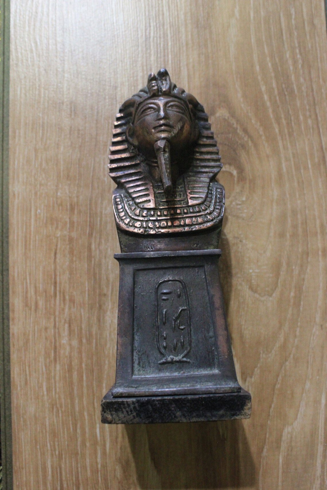 Pair of Egyptian Gods Pair of Metal Busts Egyptian Copper - Etsy