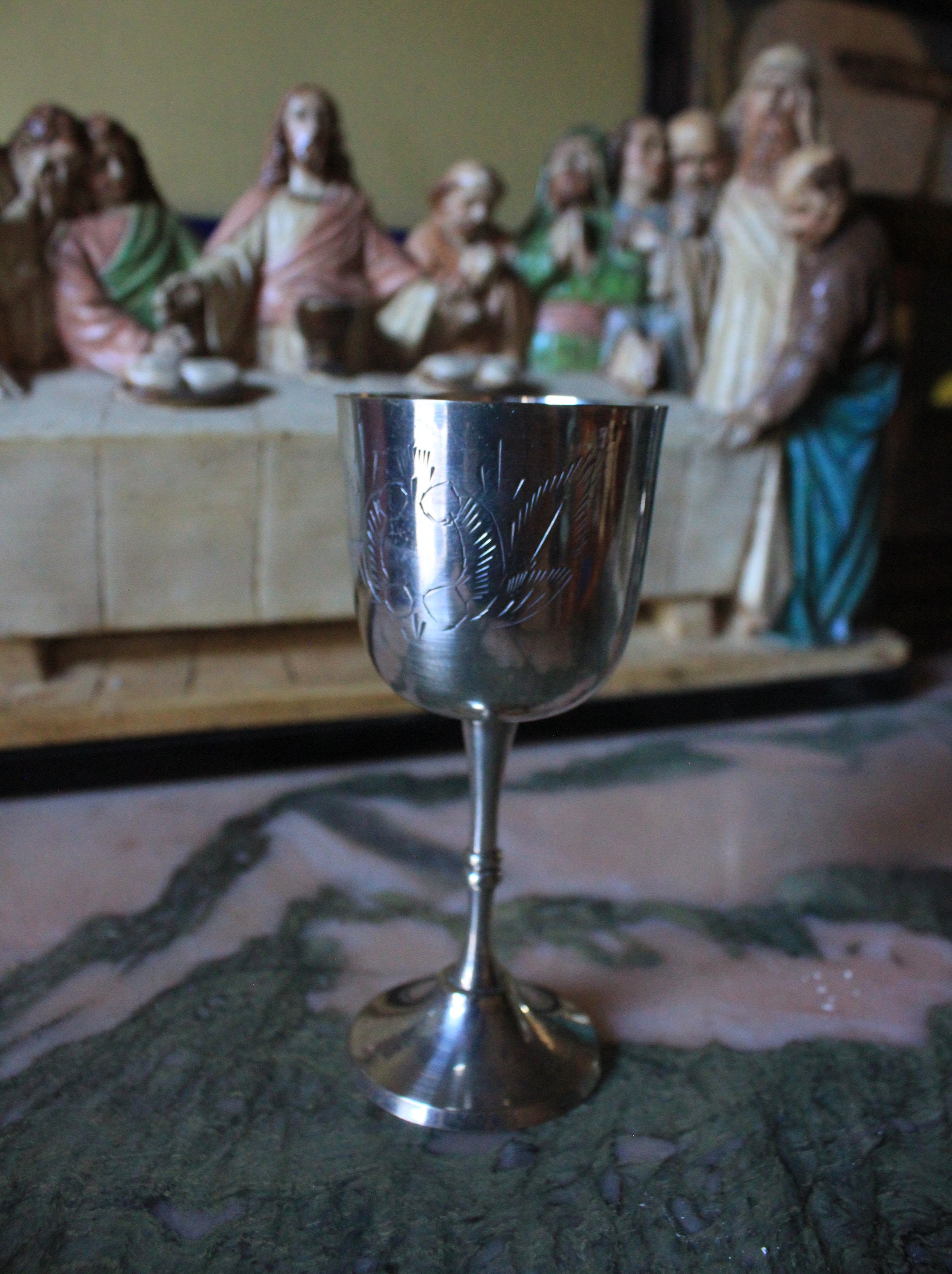 Antique 50s Chalice Small Altar Chalice Art Deco Chalice - Etsy