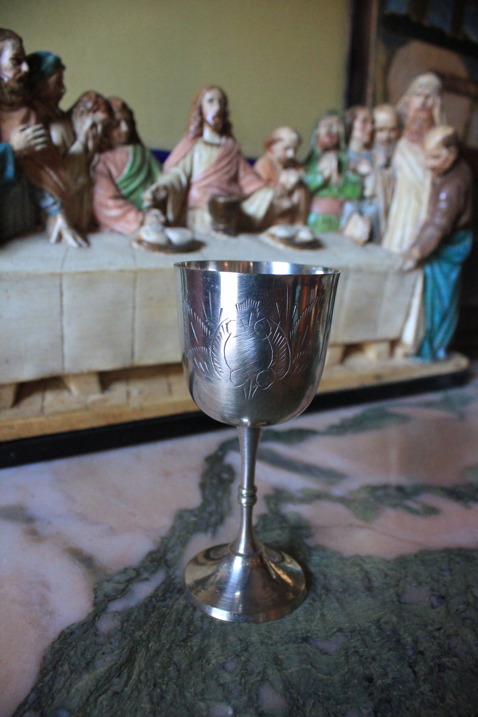 Antique 50s Chalice Small Altar Chalice Art Deco Chalice | Etsy