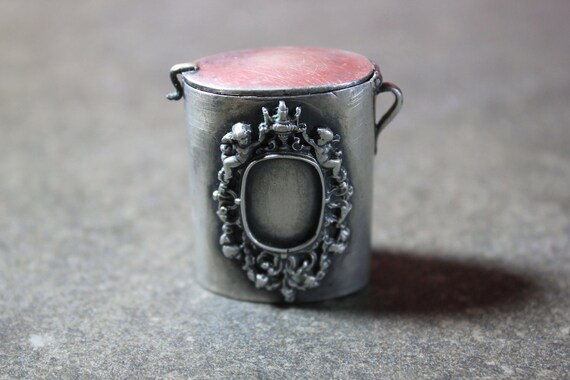 Snuff Box, Silver Metal Snuff Box, Pocket Box, Old Bo… - Gem