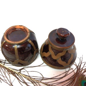 Antique Moroccan Tibor, Ceramic Embossed Metal Tibor, Tea Tibor, Berber ...