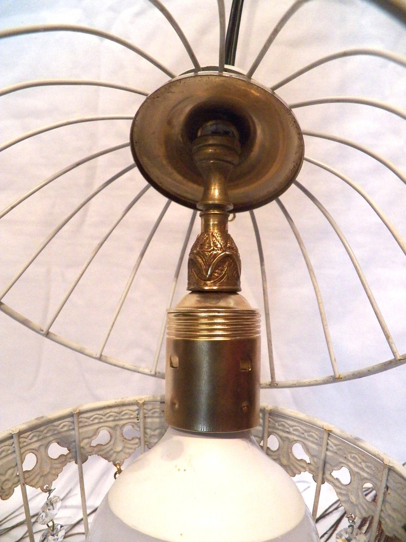 Antique Cage Lamp Cage Lamppost Iron Lamppost Rustic Lamp | Etsy