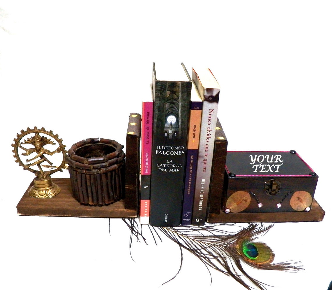 Personalized Bookends Customized Bookends Zen Bookends Book - Etsy