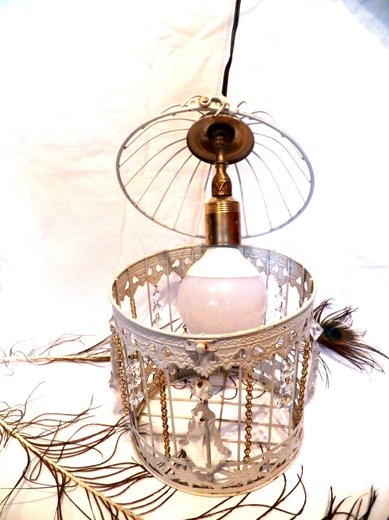 Antique Cage Lamp Cage Lamppost Iron Lamppost Rustic Lamp | Etsy
