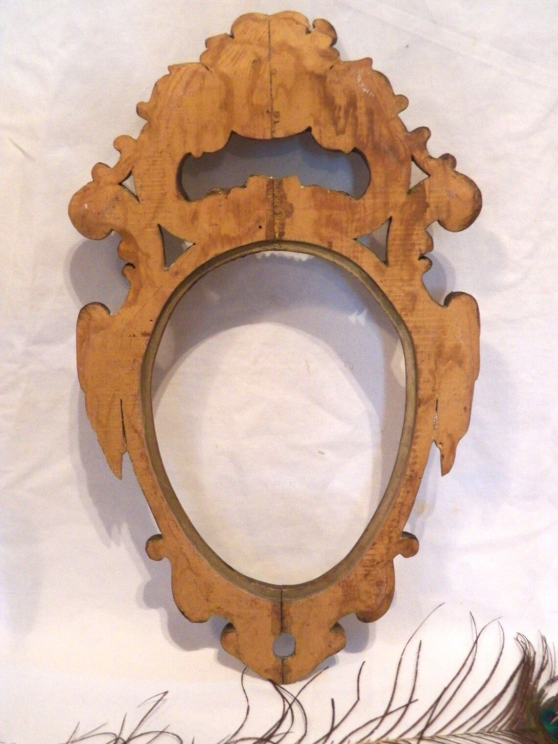 Cornucopia 19th Wood Carving Frame 19th Golded Fine Gold - Etsy