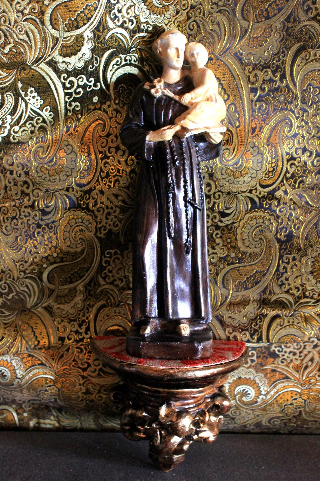 Corbel and Saint, Ancient Ledge With Saint, Ancient Corbel, San Antonio ...