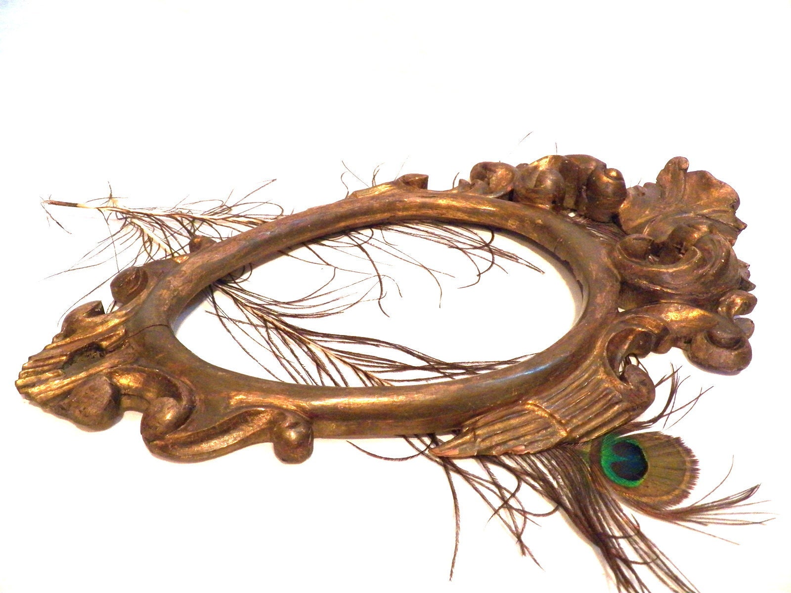 Cornucopia 19th Wood Carving Frame 19th Golded Fine Gold - Etsy