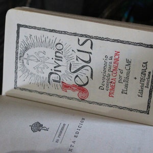 Ancient Divine Jesus Missal, First Communion Missal, Christian Book ...