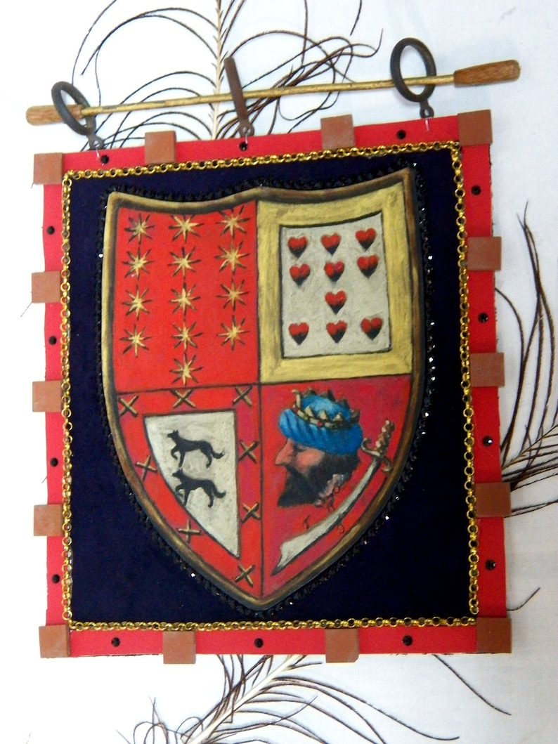 Antique Medieval Banner Medieval Style Banner Moorish and - Etsy