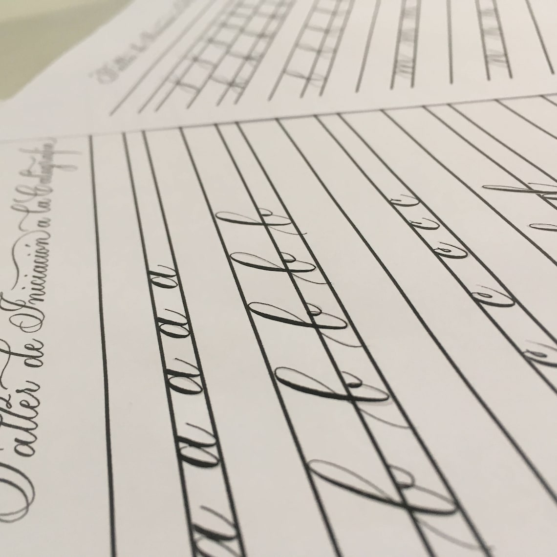 Modern Calligraphy Templates to Print, Calligraphy Guides, Alphabet ...