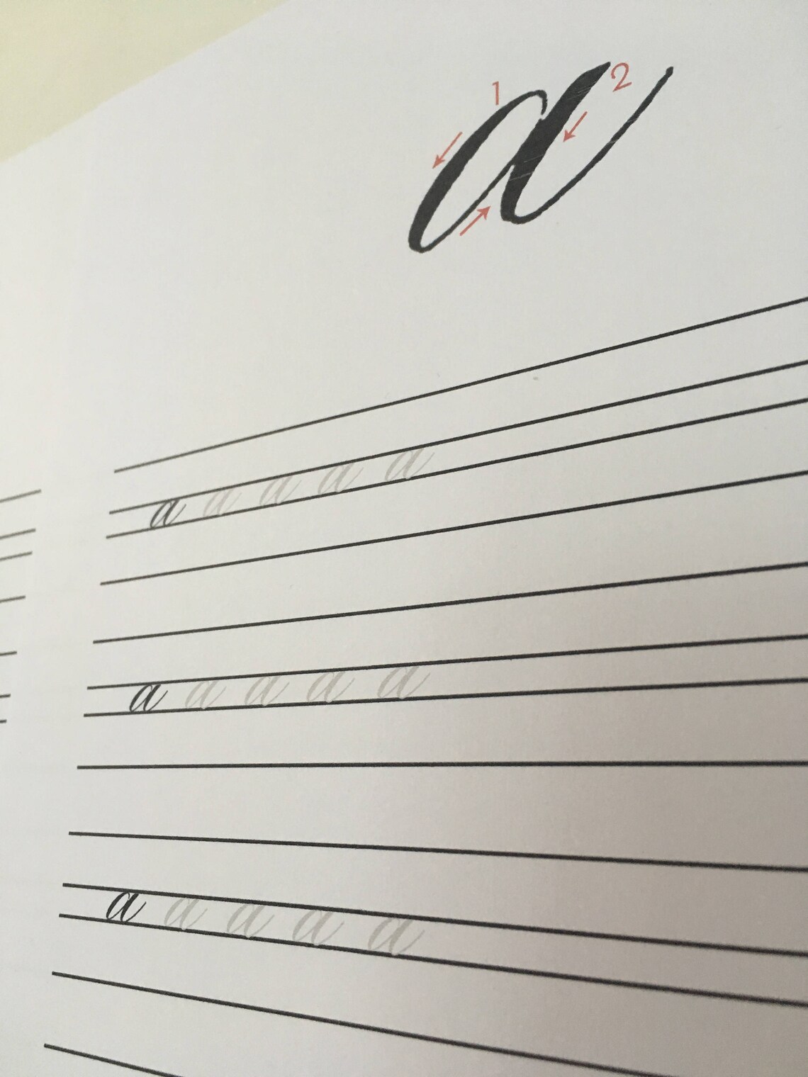 Modern Calligraphy Templates to Print, Calligraphy Guides, Alphabet ...