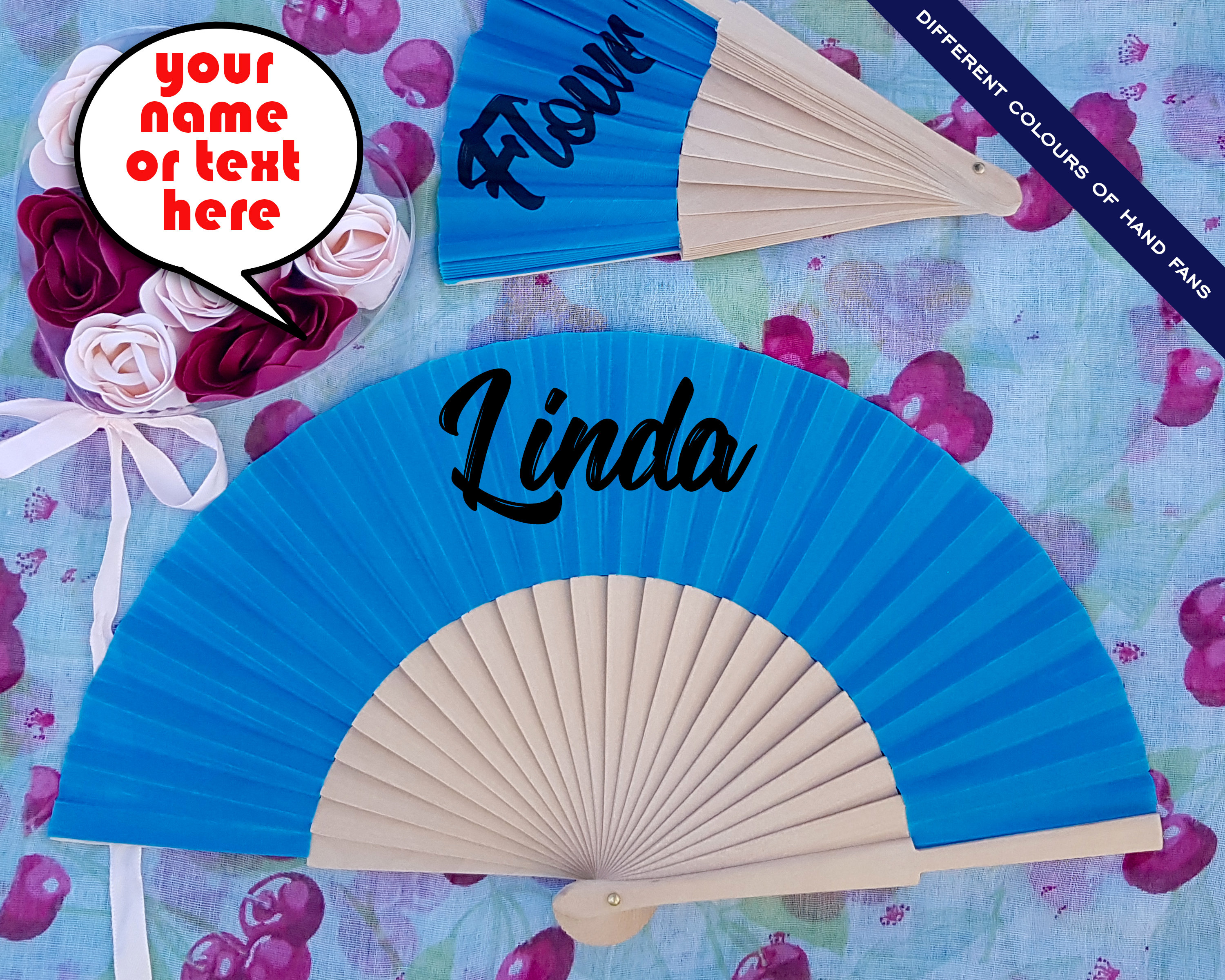 Custom Hand Fan for Brides , Bridemaid Proposal, Custom Hand Fan, Bride ...