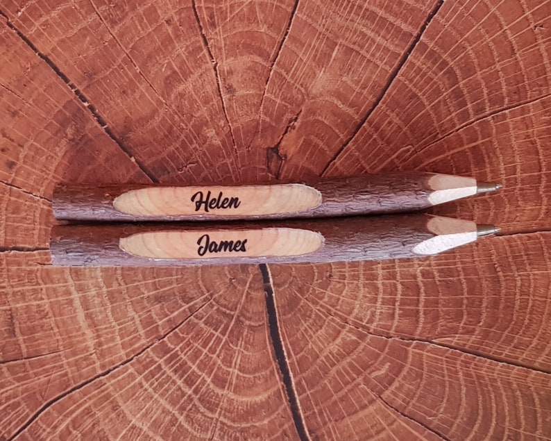 Personalized Twig Ballpoint Pen Personalised Twig Pen - Etsy