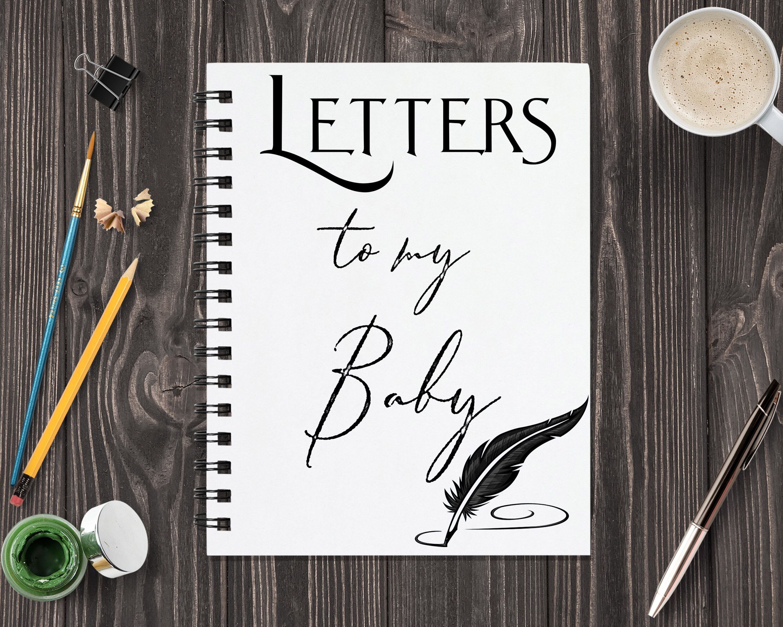 Letters to My Baby Journal, Baby Book, Baby Shower Gift, Custom Baby ...
