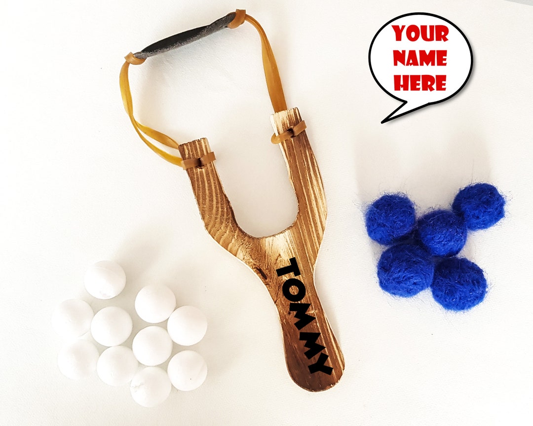Customized Slingshot Toy 15 Cm, Sling Shot, Outdoor Toy, Wooden ...