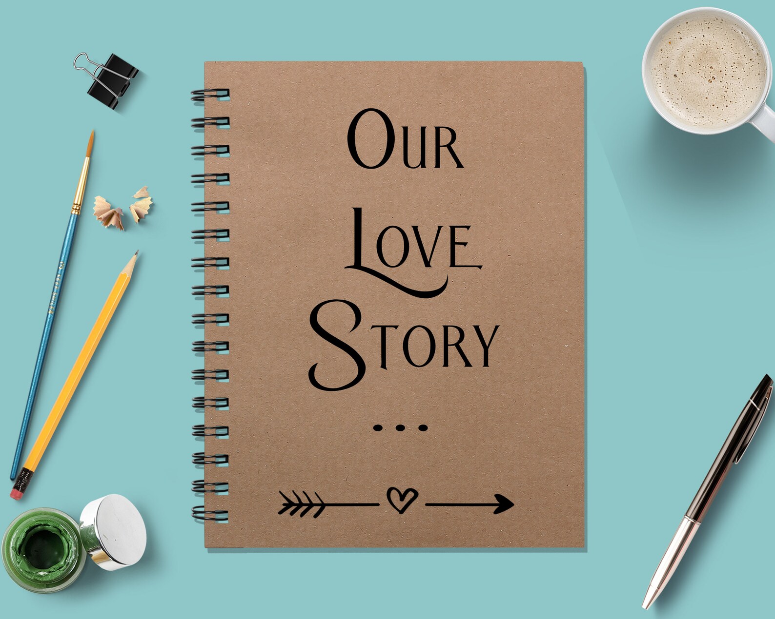 Personalized Our Love Story Journal in A5 or A6 Formata Cute - Etsy UK