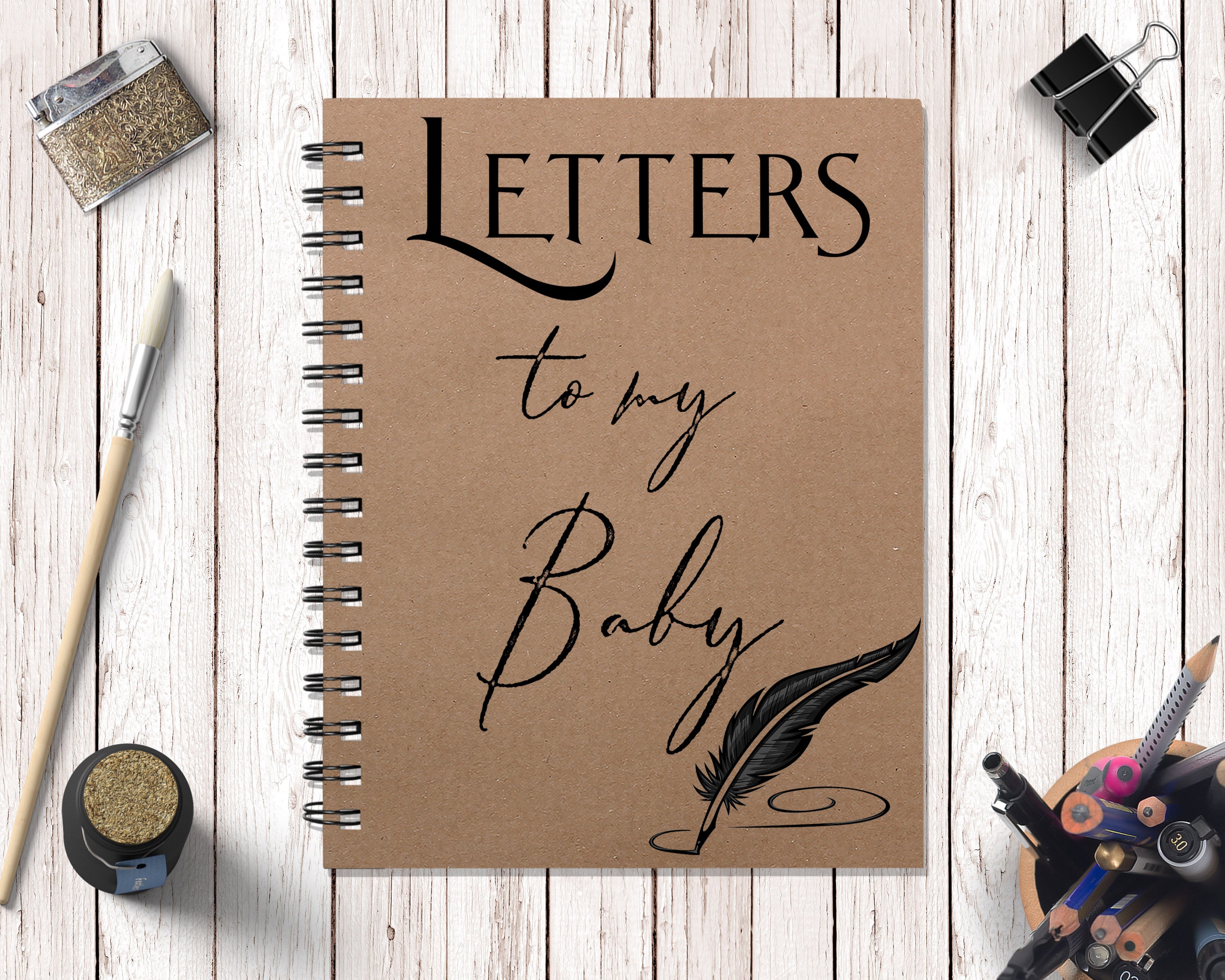 Letters to My Baby Journal, Baby Book, Baby Shower Gift, Custom Baby ...