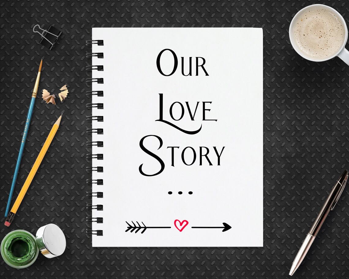 Personalized Our Love Story Journal in A5 or A6 Formata Cute - Etsy UK
