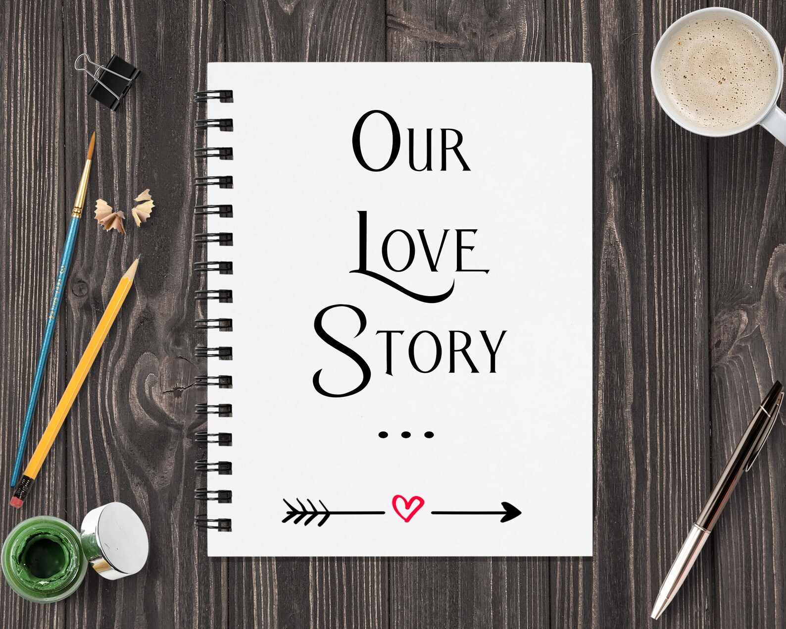 Personalized Our Love Story Journal in A5 or A6 Formata Cute - Etsy UK