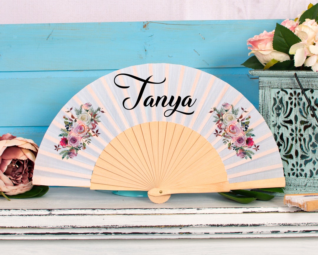 Personalized Fan Favors, Folding Fan, Fan Wedding Favors, Hand Fan ...